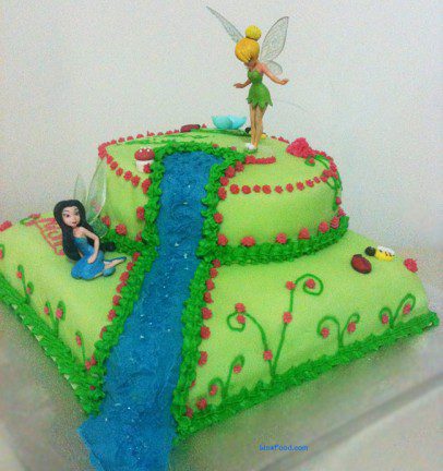 Tinkerbell Cake - step by step