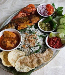 Nasi Ulam, Malaysian Mixed Herb Rice Salad (Resepi Nasi Ulam)