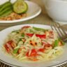 Thai Green Papaya Salad Recipe (ส้มตำ), Som Tam