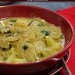 Eshkeneh, Persian Onion Soup with Egg and Fenugreek