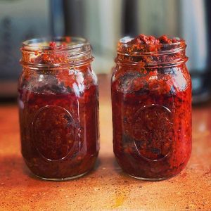 Homemade Red Chilli Paste Recipe (Cili Boh)