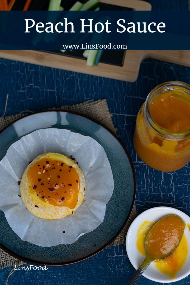 Peach Hot Sauce (Chilli Sauce with Fresh Peaches)