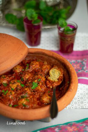Moroccan Sardine Ball Tagine