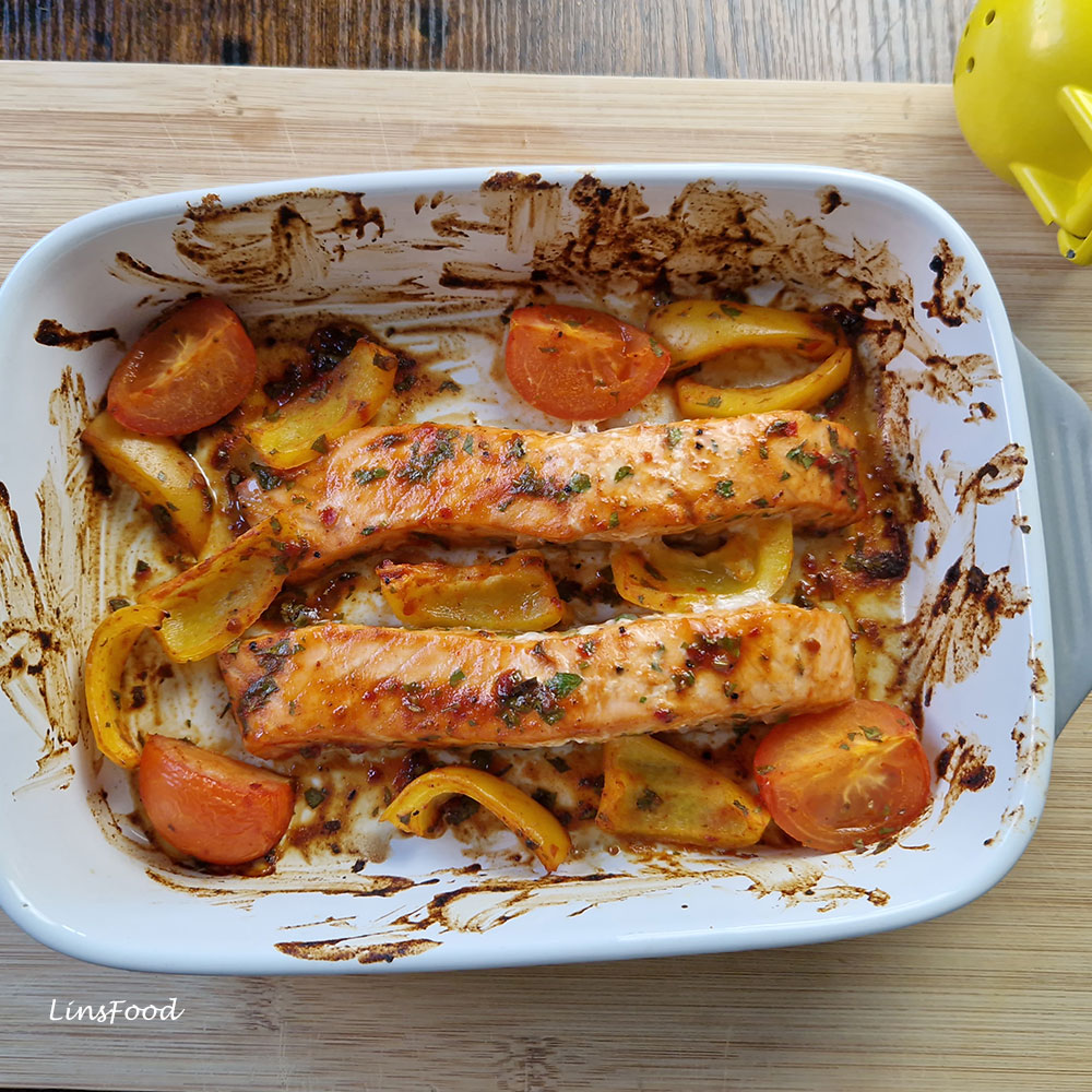 Easy Harissa Salmon Recipe