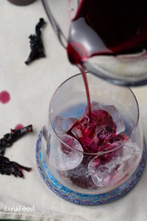 Homemade Hibiscus Syrup